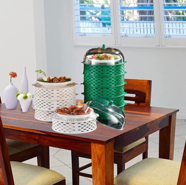 5 layer Food Cover kitchen shelf - The Asia Express