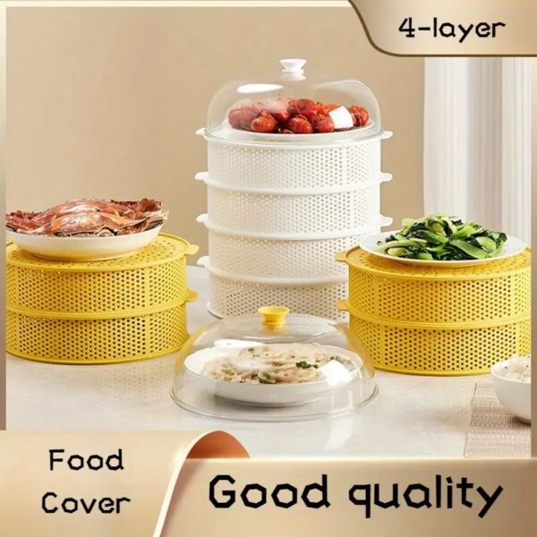 5 layer Food Cover kitchen shelf - The Asia Express